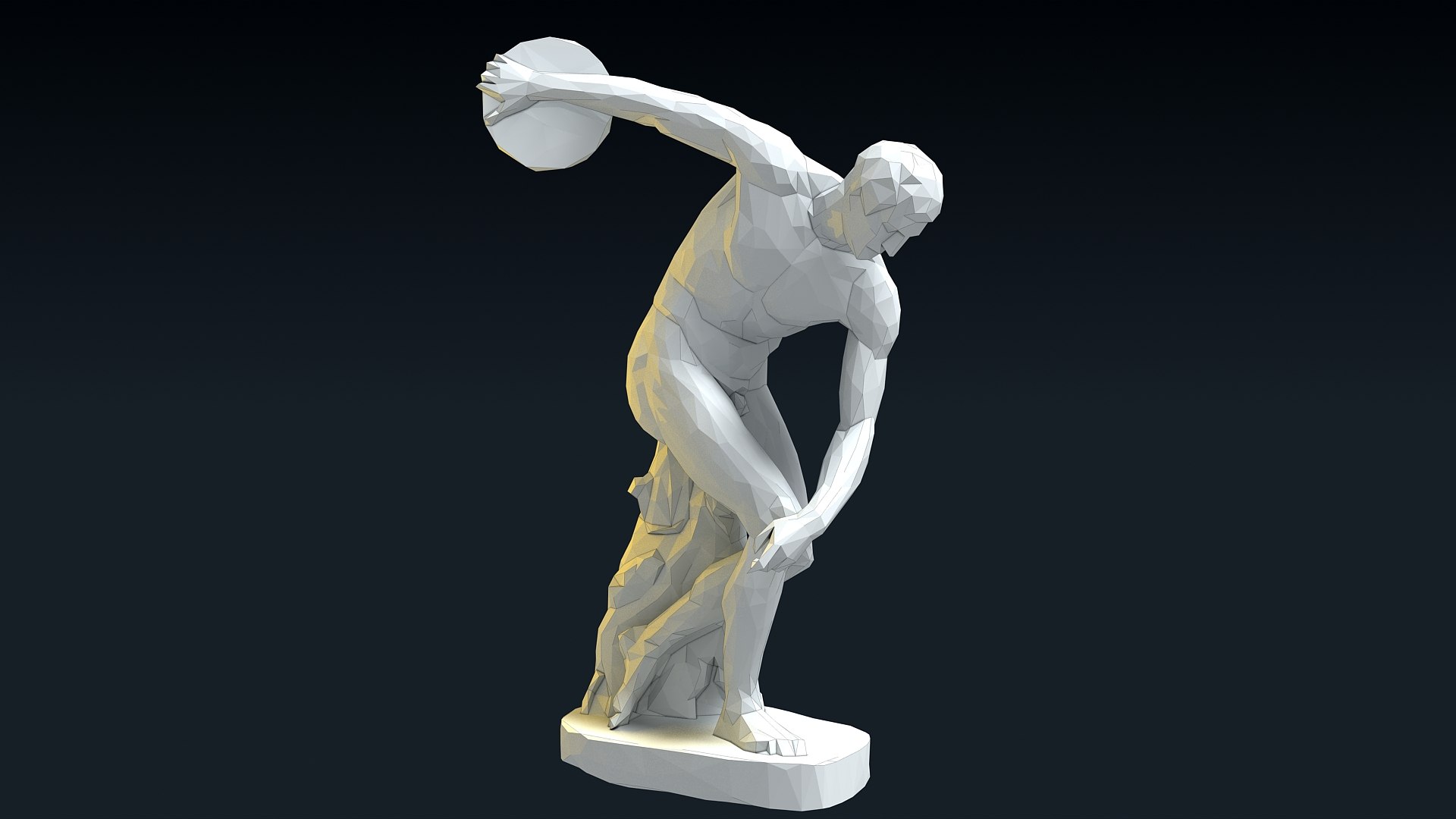 Statue Discobolus 3D - TurboSquid 1667807