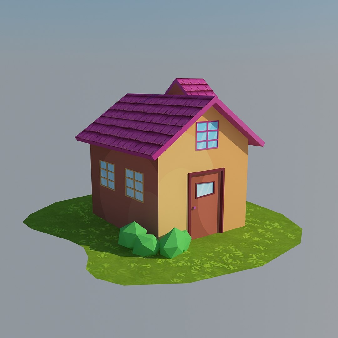 3d Max Cartoon House 3