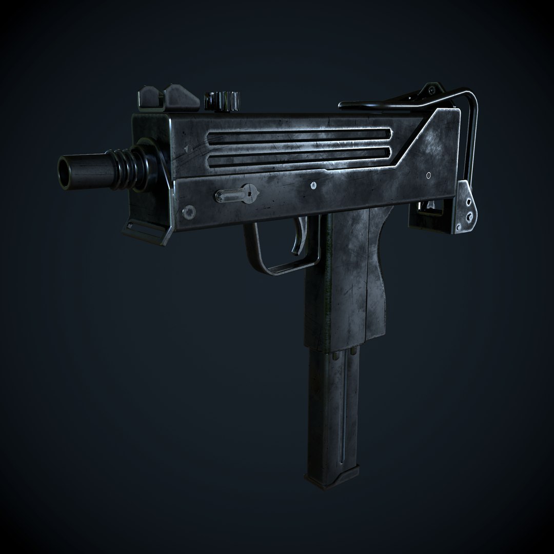 Mac 10 3D Model - TurboSquid 1149914