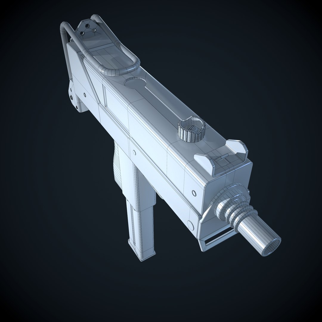 Mac 10 3D Model - TurboSquid 1149914