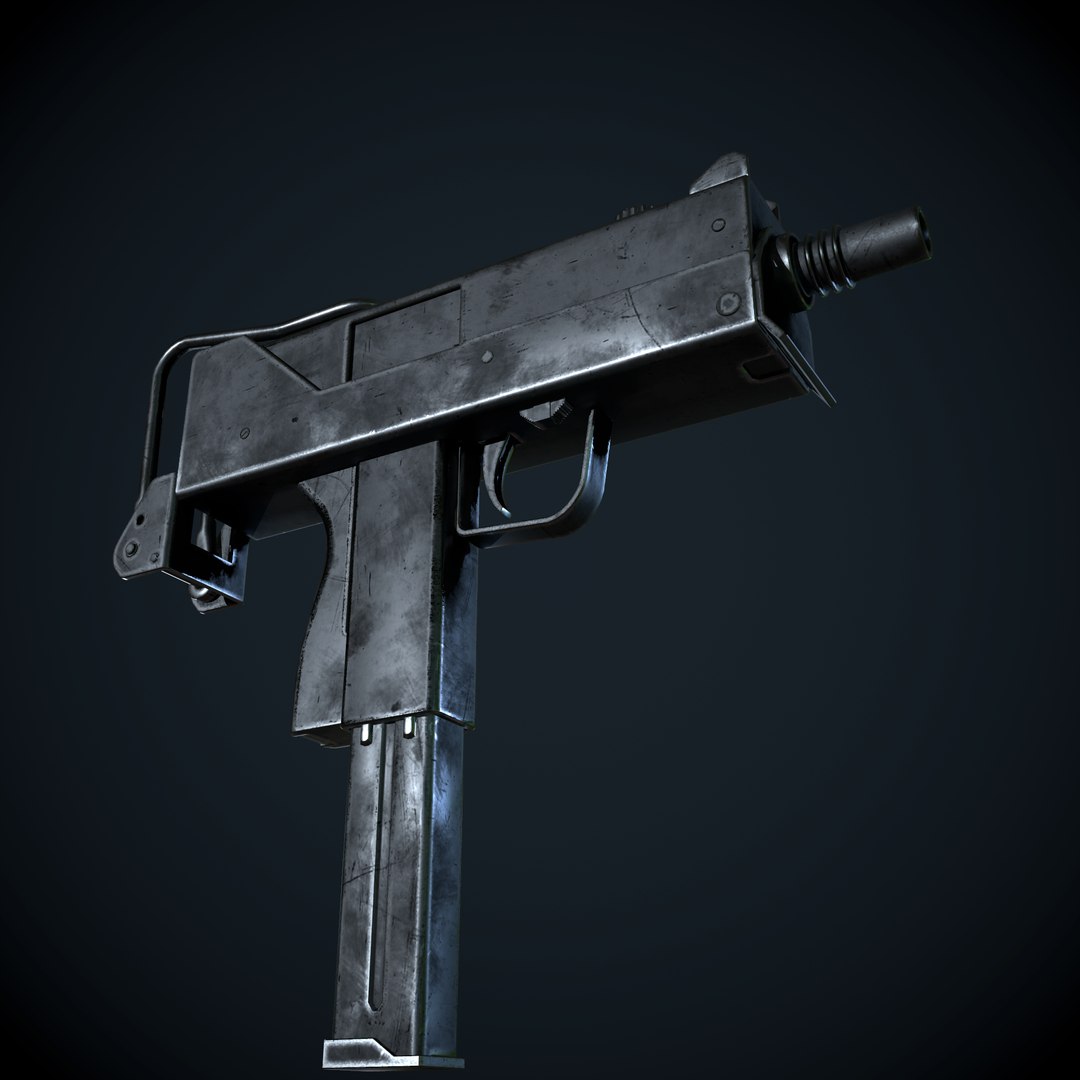 Mac 10 3D Model - TurboSquid 1149914