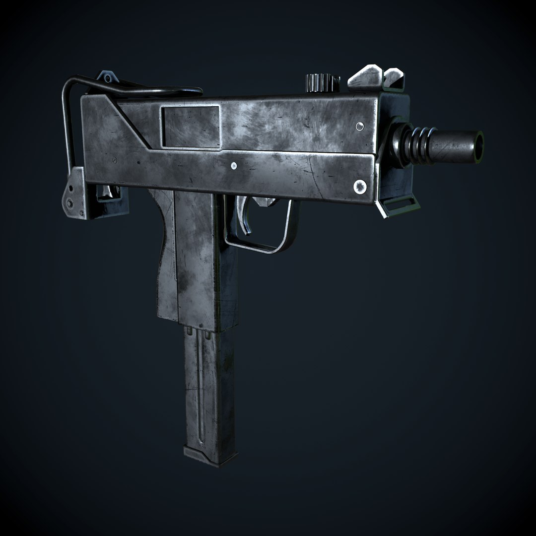 Mac 10 3D Model - TurboSquid 1149914