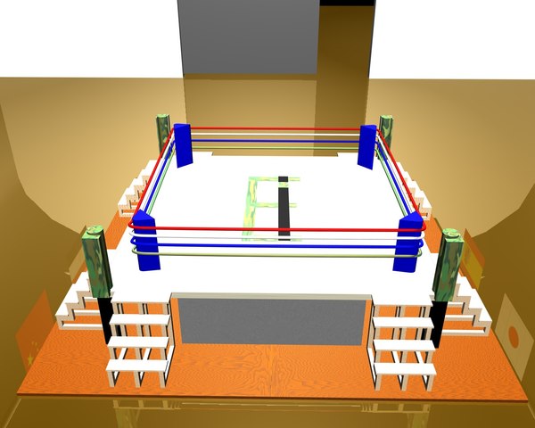 3d boxing ring