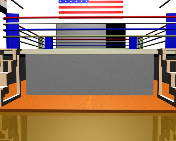 3d boxing ring