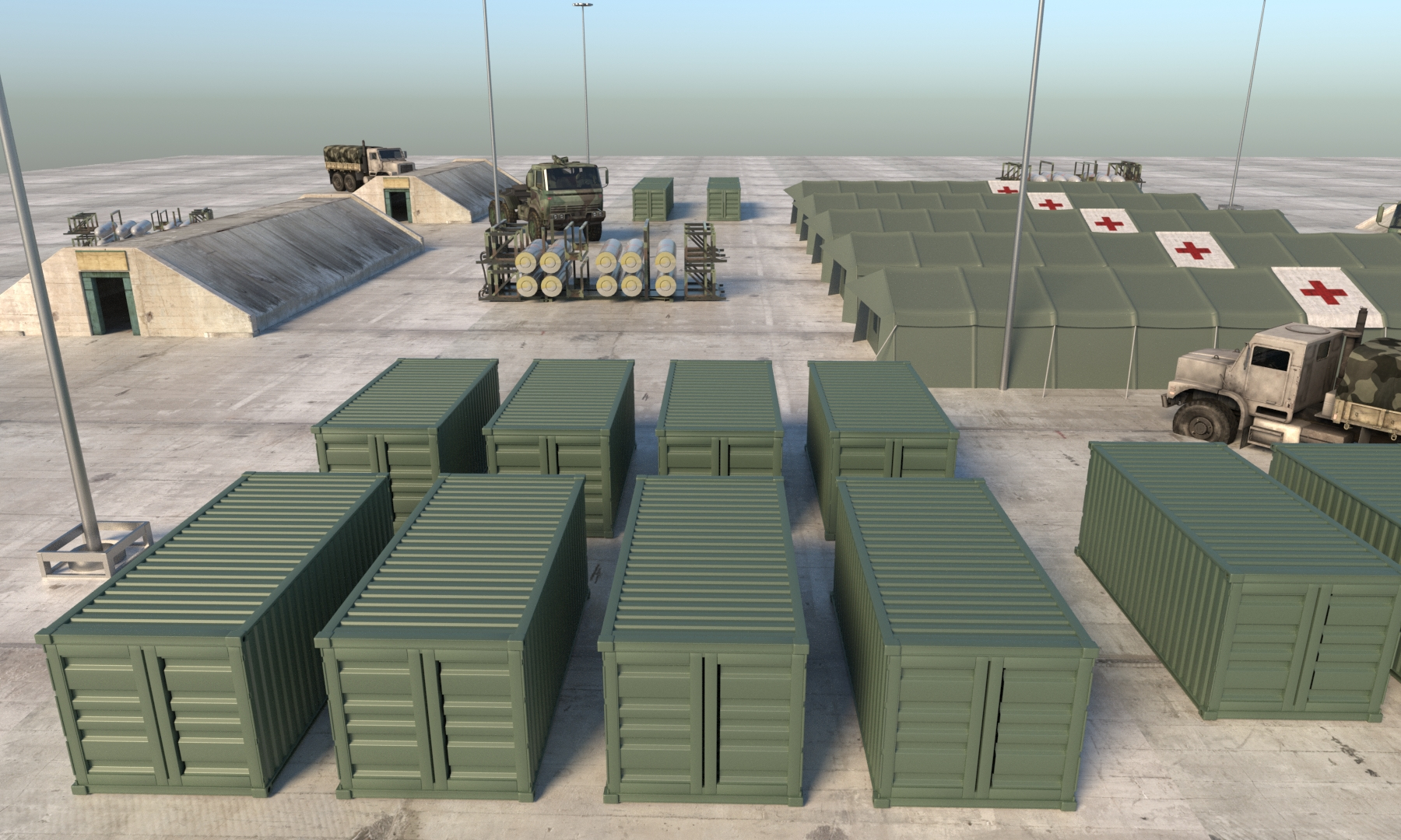 Military bunker 3D model - TurboSquid 1382934