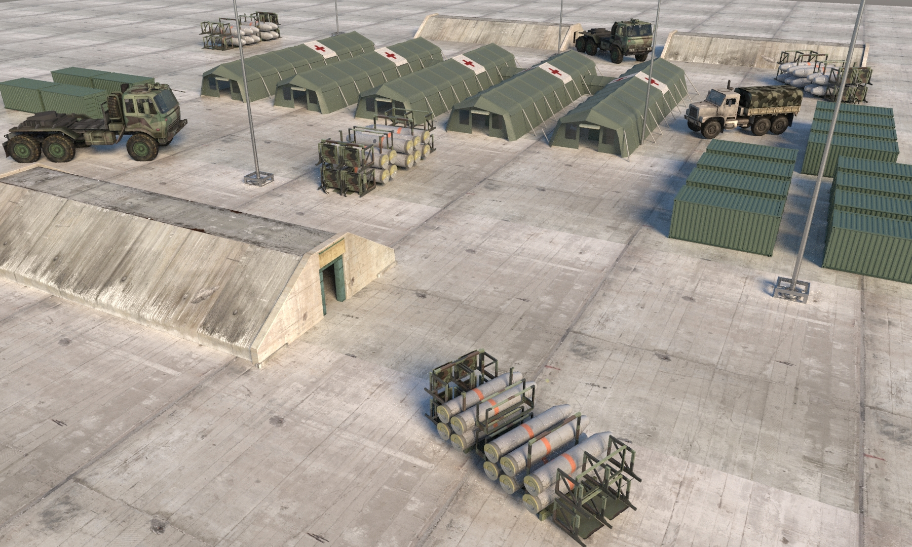 Military bunker 3D model - TurboSquid 1382934