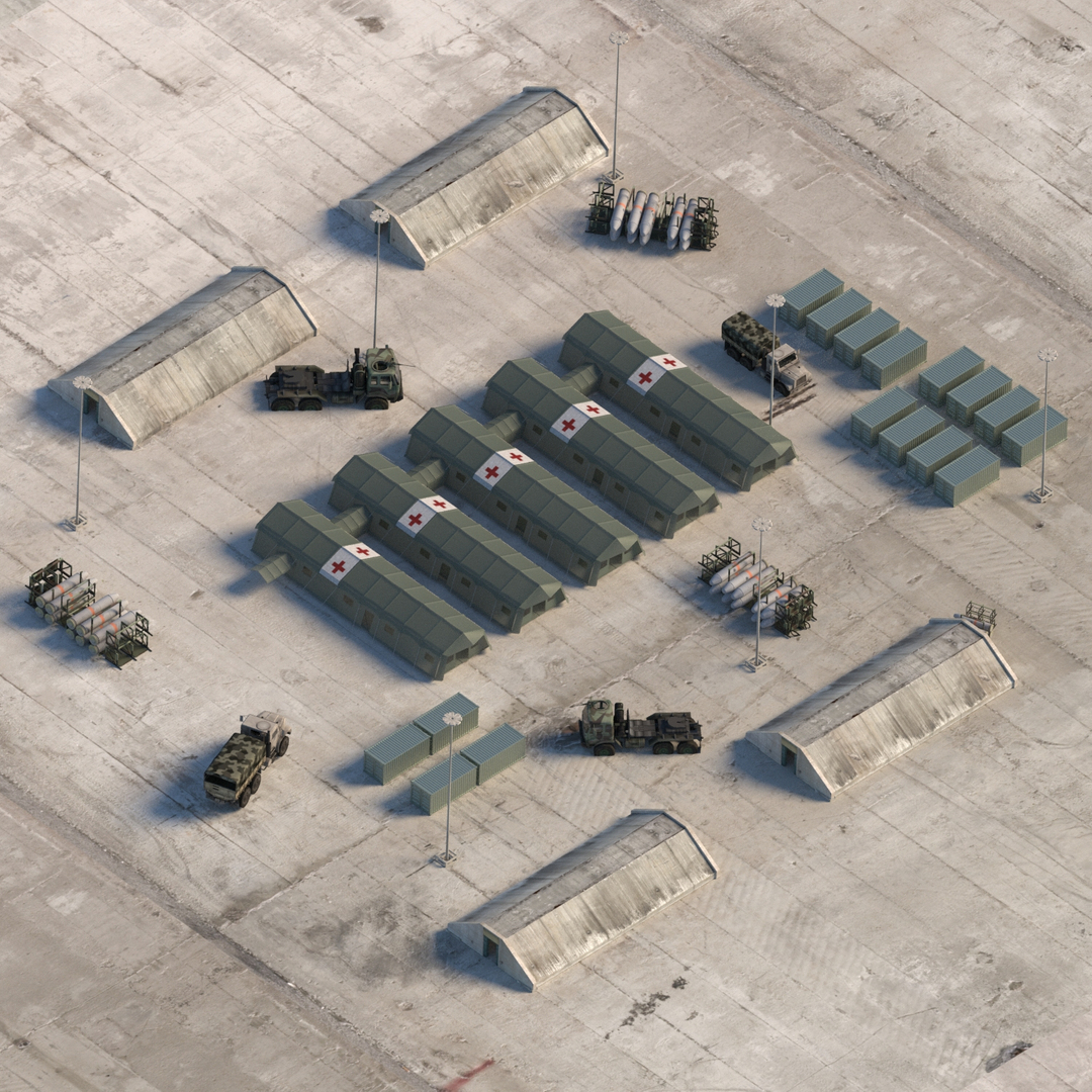 Military bunker 3D model - TurboSquid 1382934