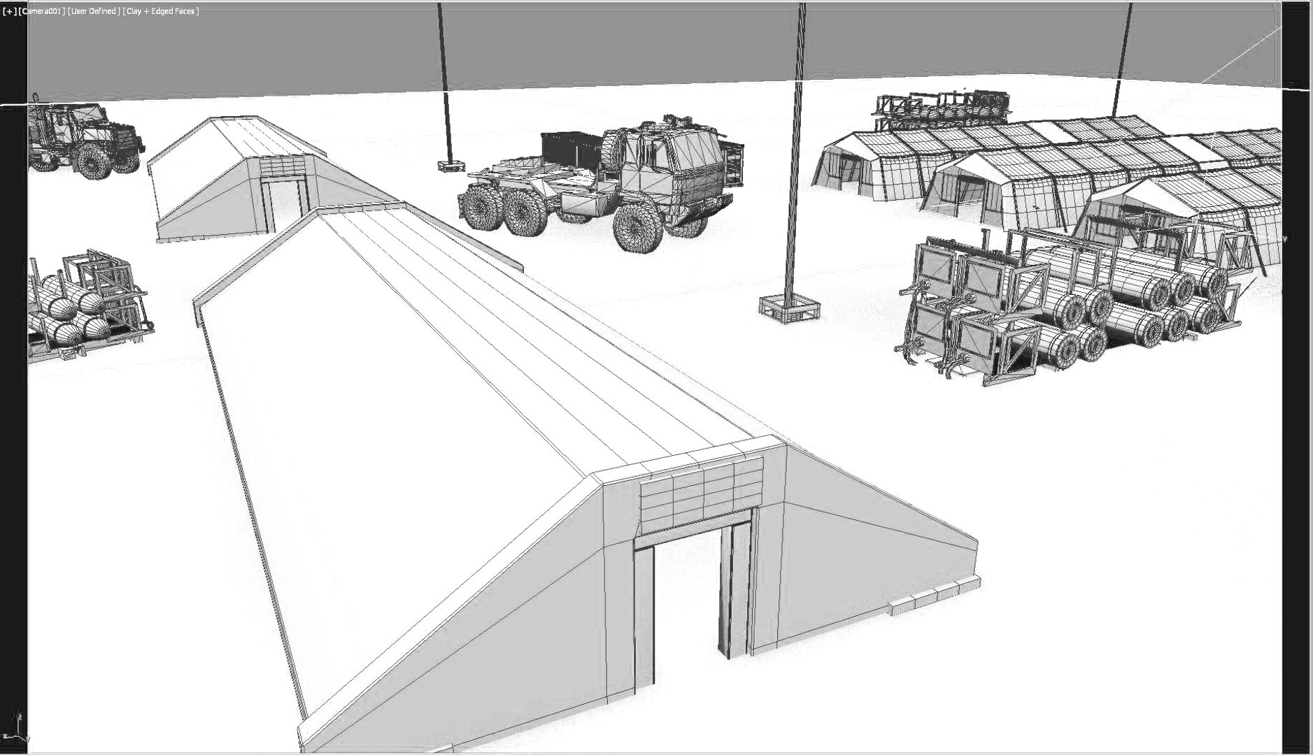 Military Bunker 3D Model - TurboSquid 1382934