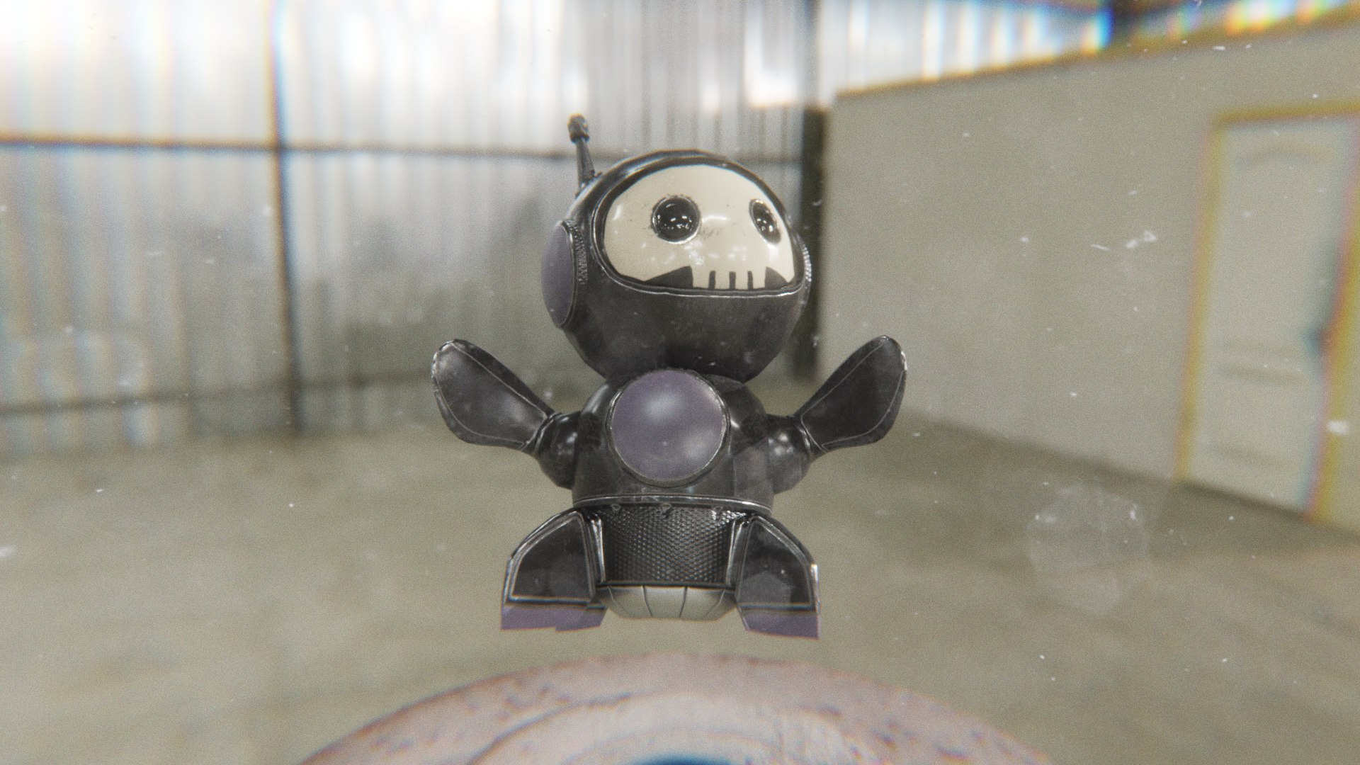 3D Retrobot Skull Version - Technology Mascot - App And Game Ready ...