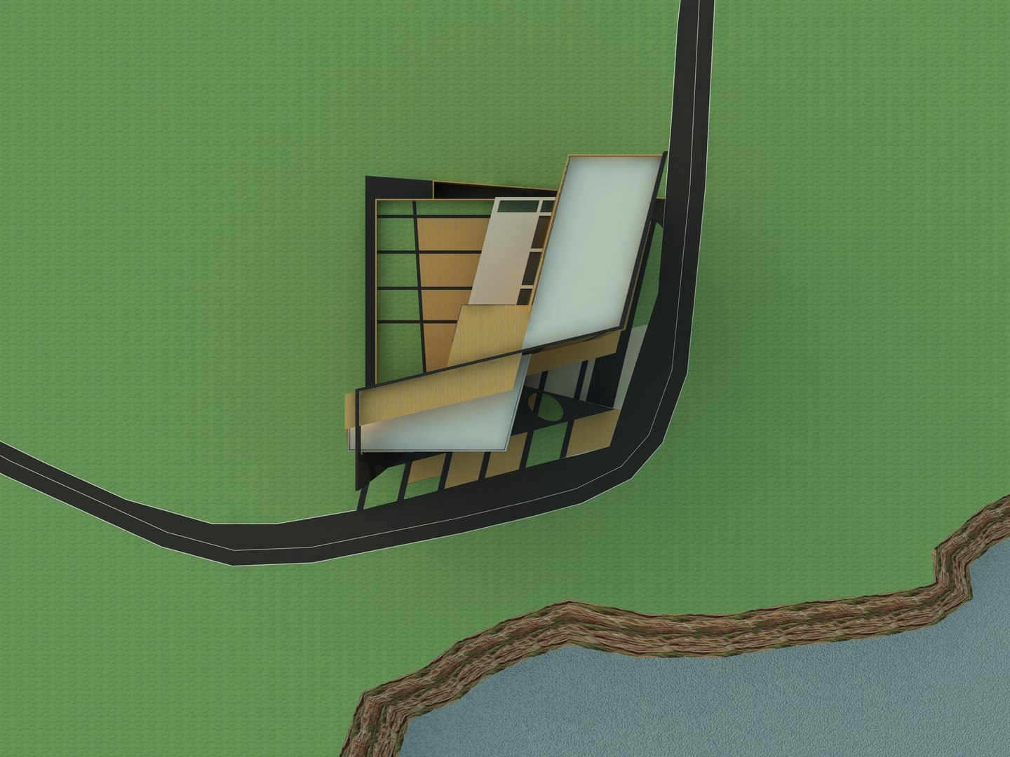 3D Modern State Office Building Model - TurboSquid 1248175