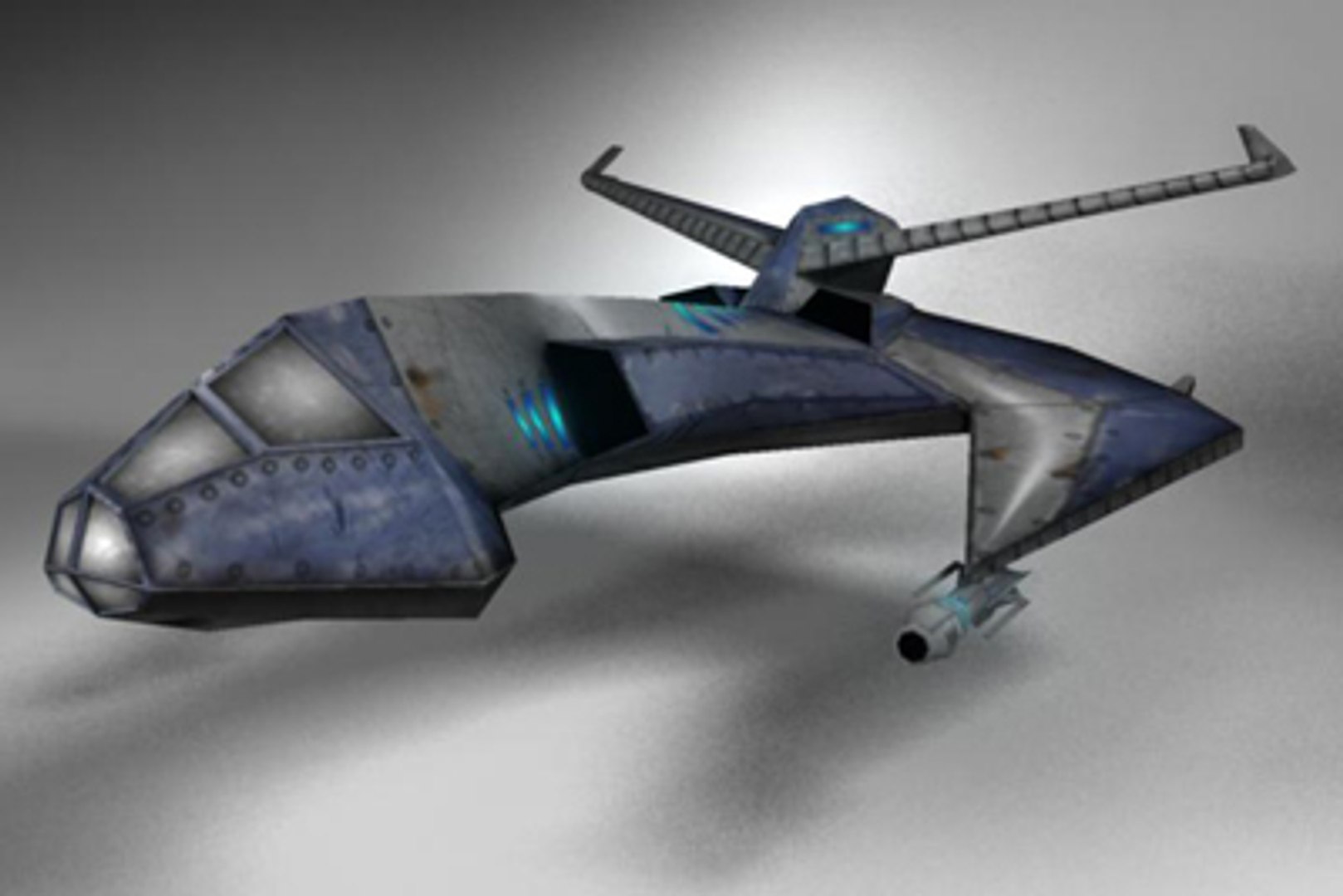 3d Model Sci-fi Space Fighter