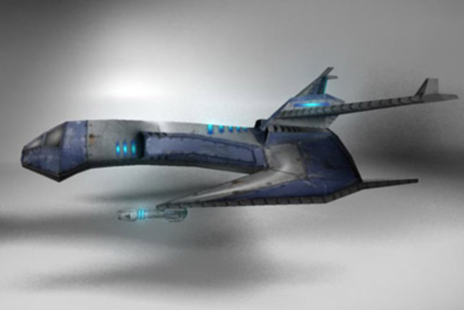 3d Model Sci-fi Space Fighter