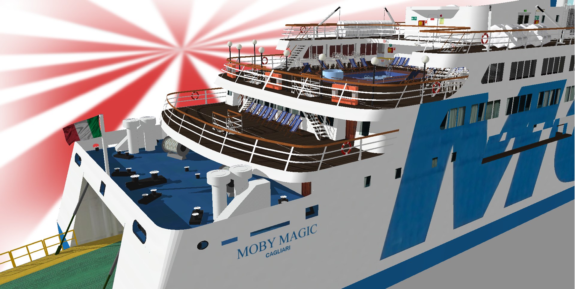 3D Magic Moby Lines - TurboSquid 1232116