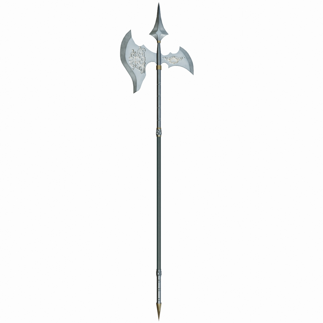 Halberd weapon 3D model - TurboSquid 1618054