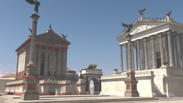 Roman Forum 3D - TurboSquid 1730440