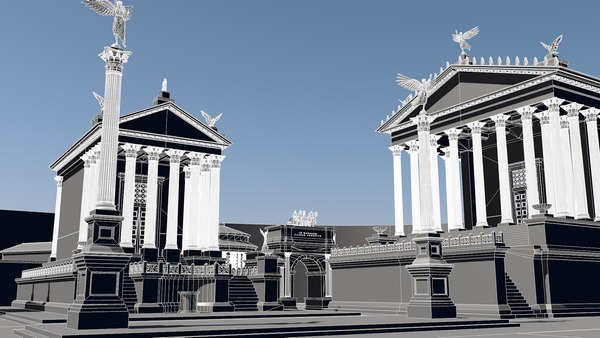 Roman Forum 3D - TurboSquid 1730440