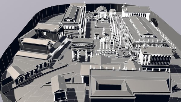 Roman Forum 3D - TurboSquid 1730440