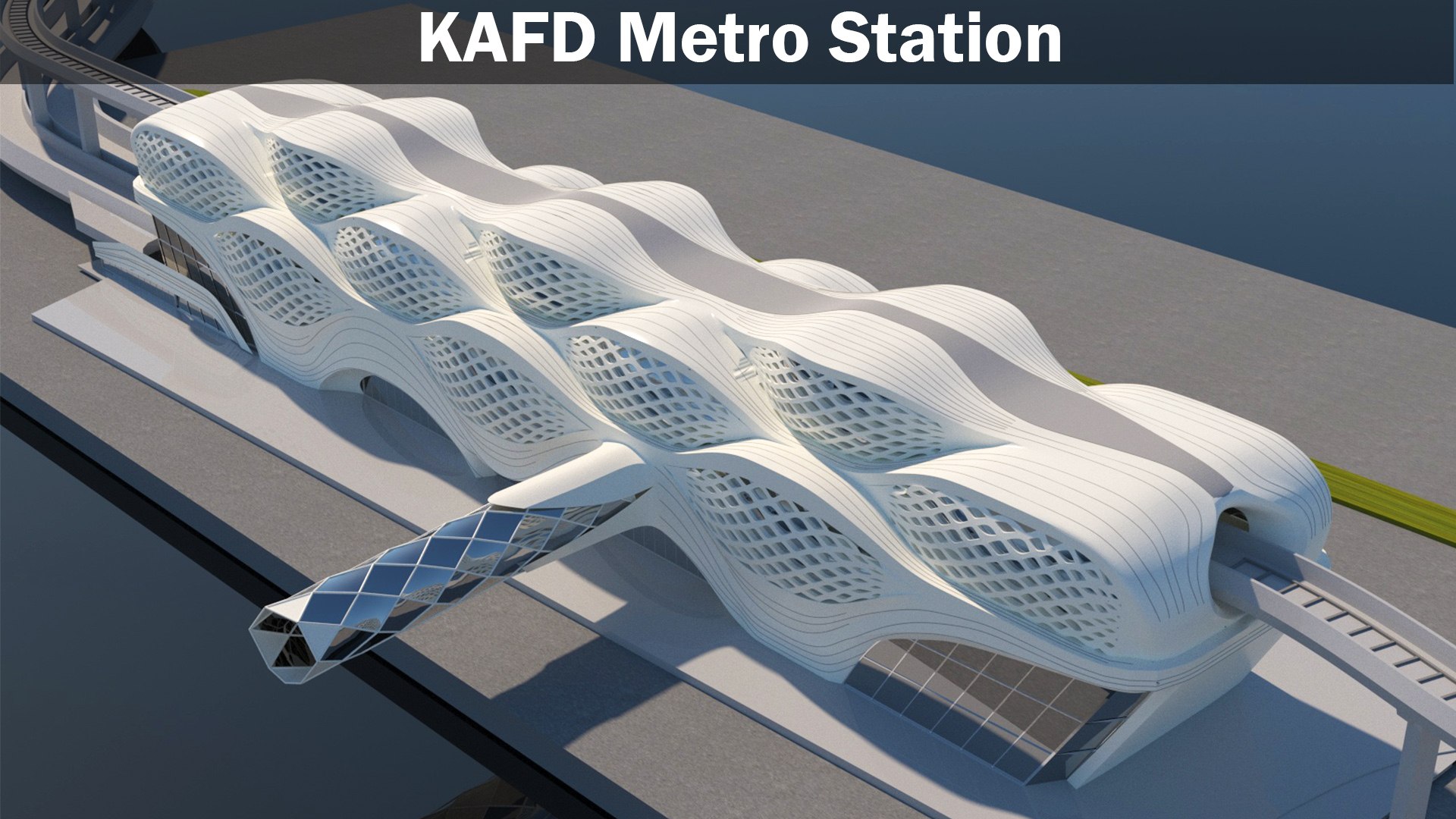 KAFD Metro Station 3D Model - TurboSquid 2391510