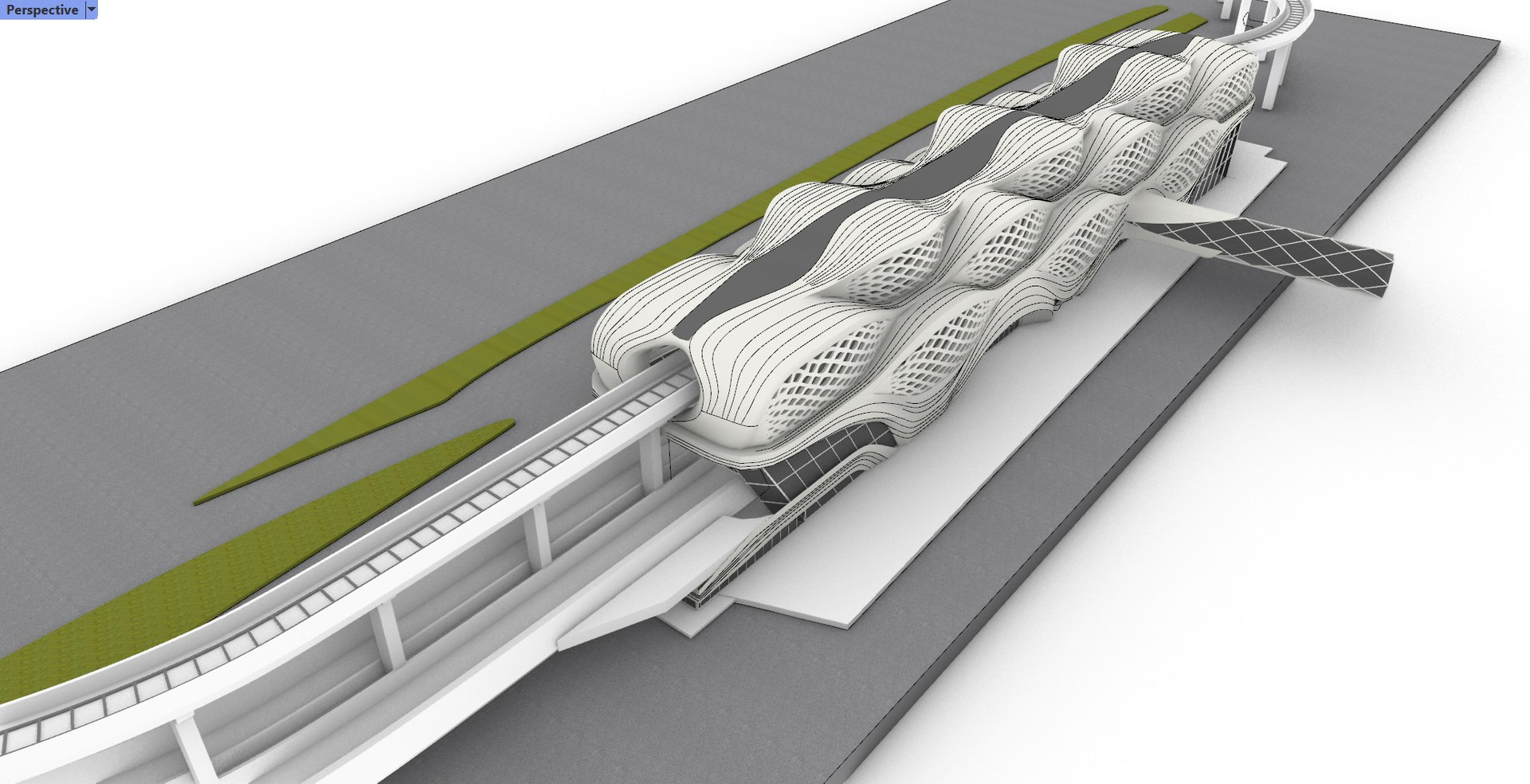 KAFD Metro Station 3D Model - TurboSquid 2391510