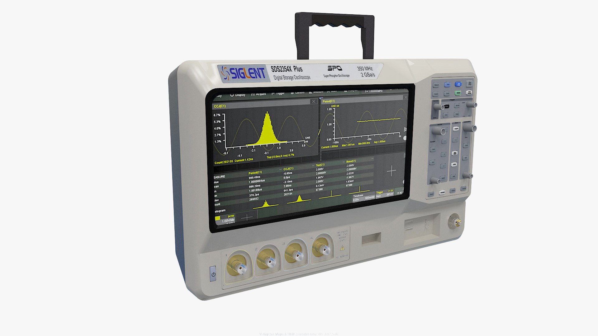 Oscilloscope 3D Model - TurboSquid 1907213
