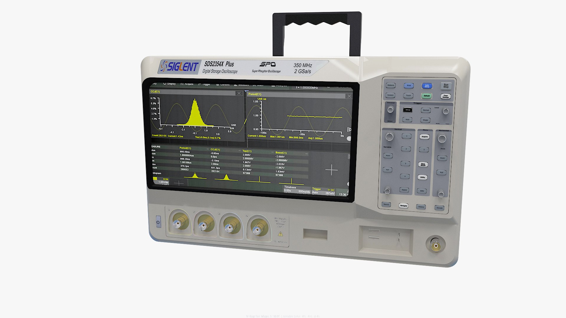 Oscilloscope 3D Model - TurboSquid 1907213
