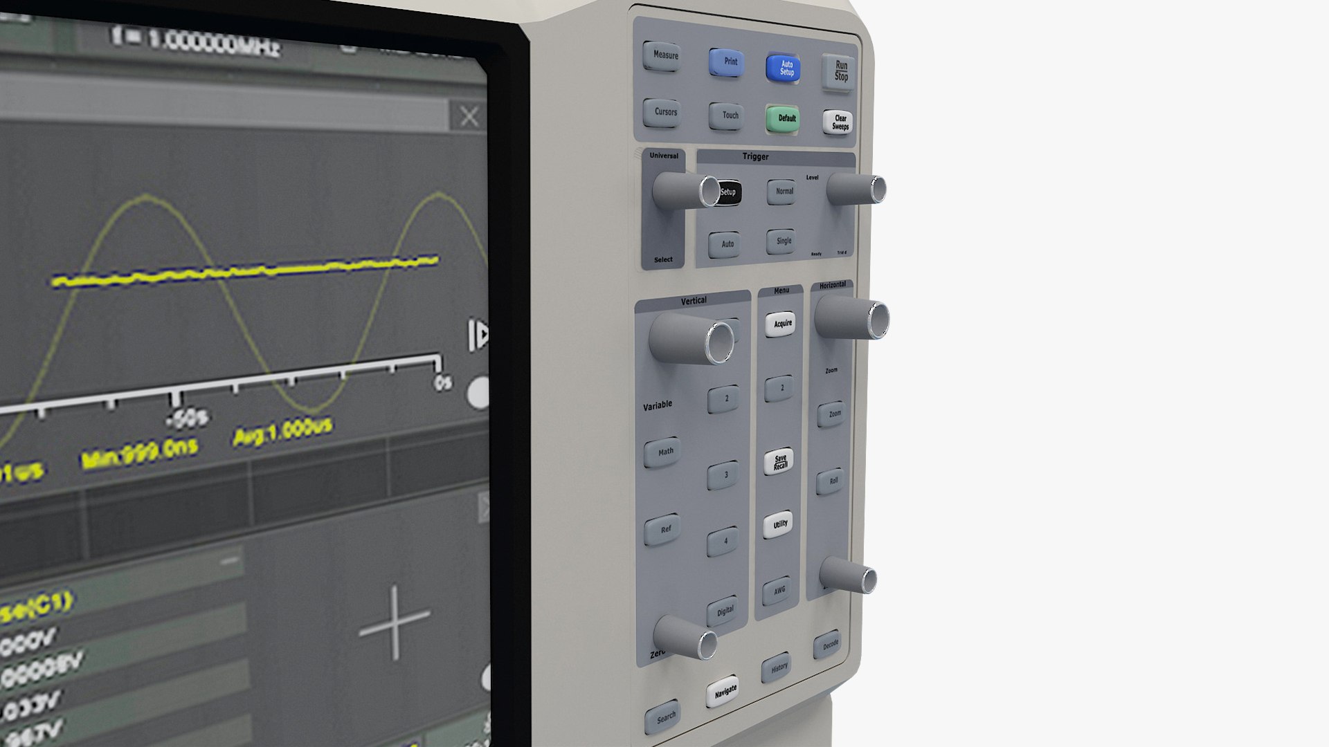 Oscilloscope 3D Model - TurboSquid 1907213