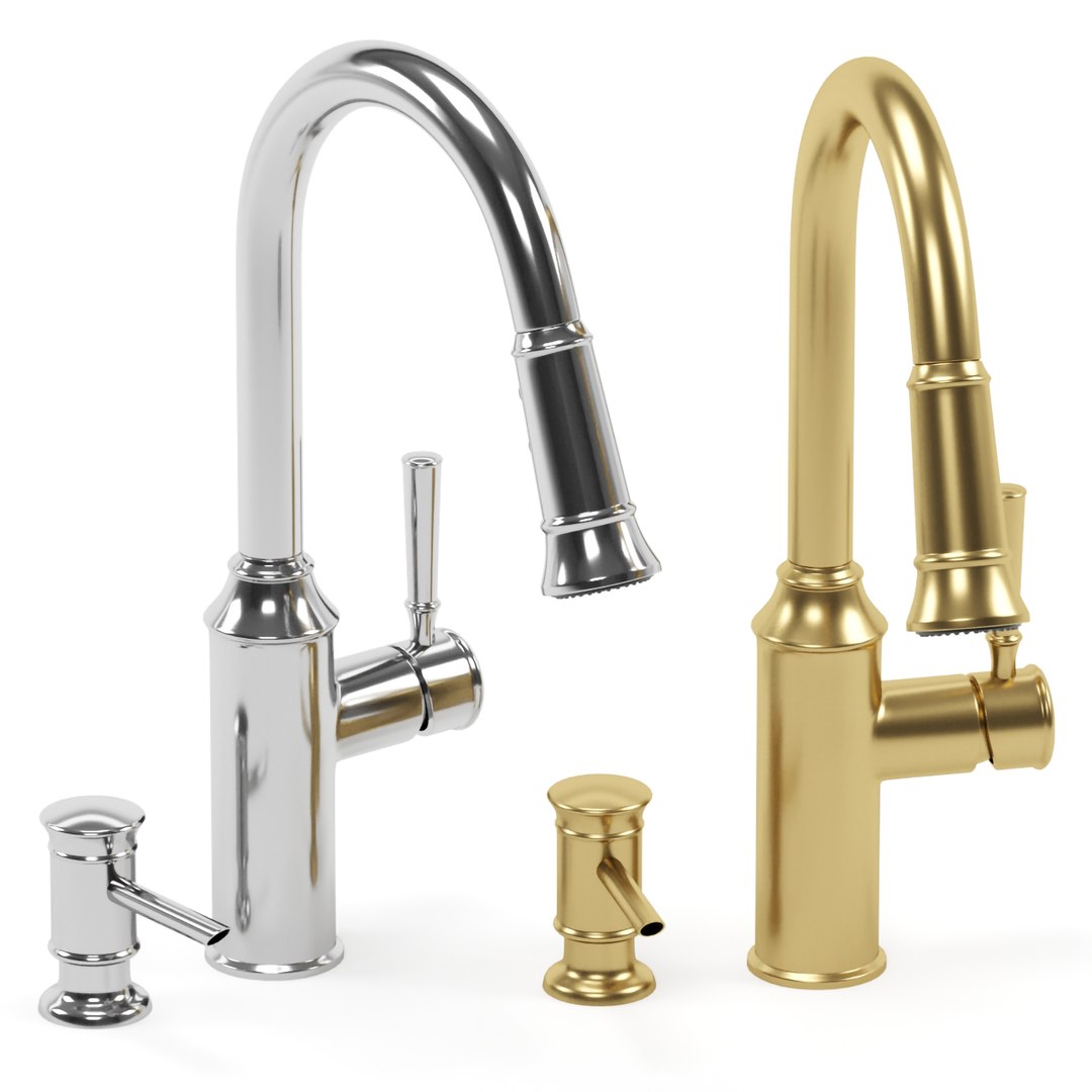 3D MOEN Kitchen Faucet Colletion 01 Model - TurboSquid 2192696