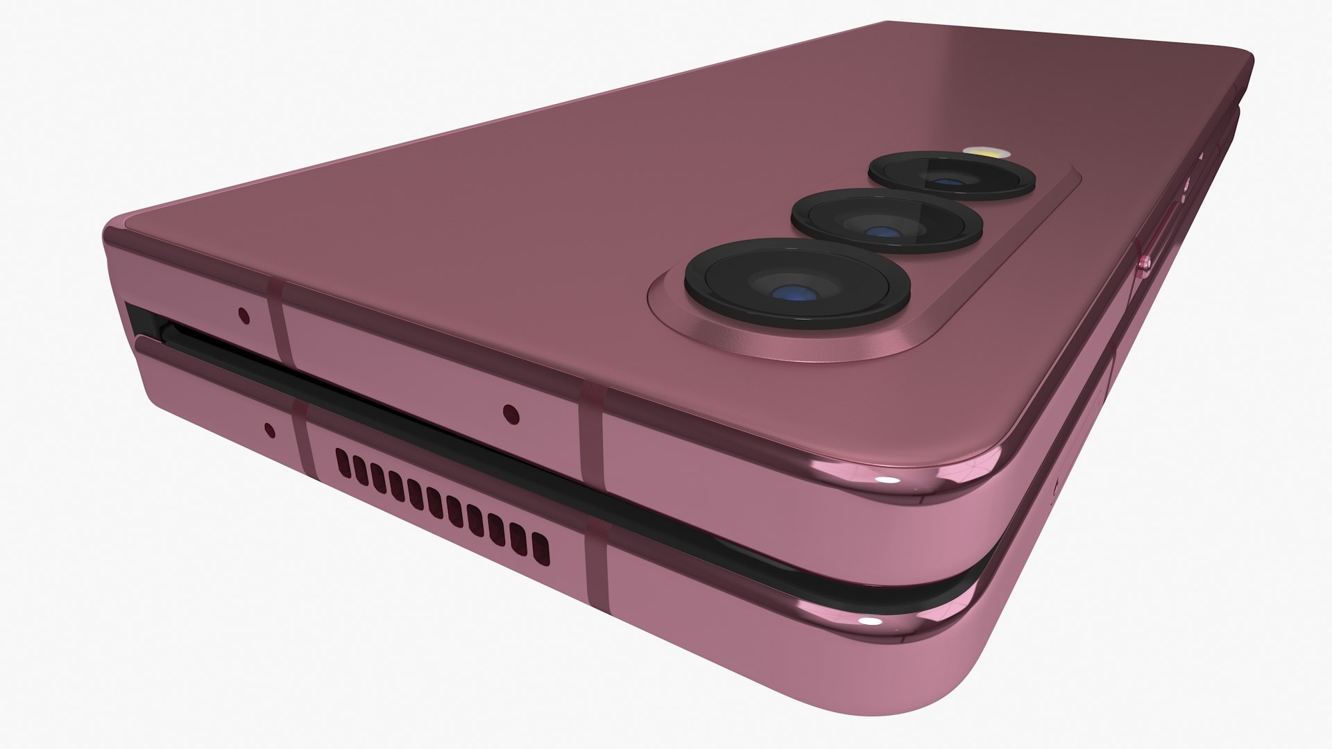 Samsung Galaxy Z Fold 4 Burgundy Animated 3D Model - TurboSquid 1941051