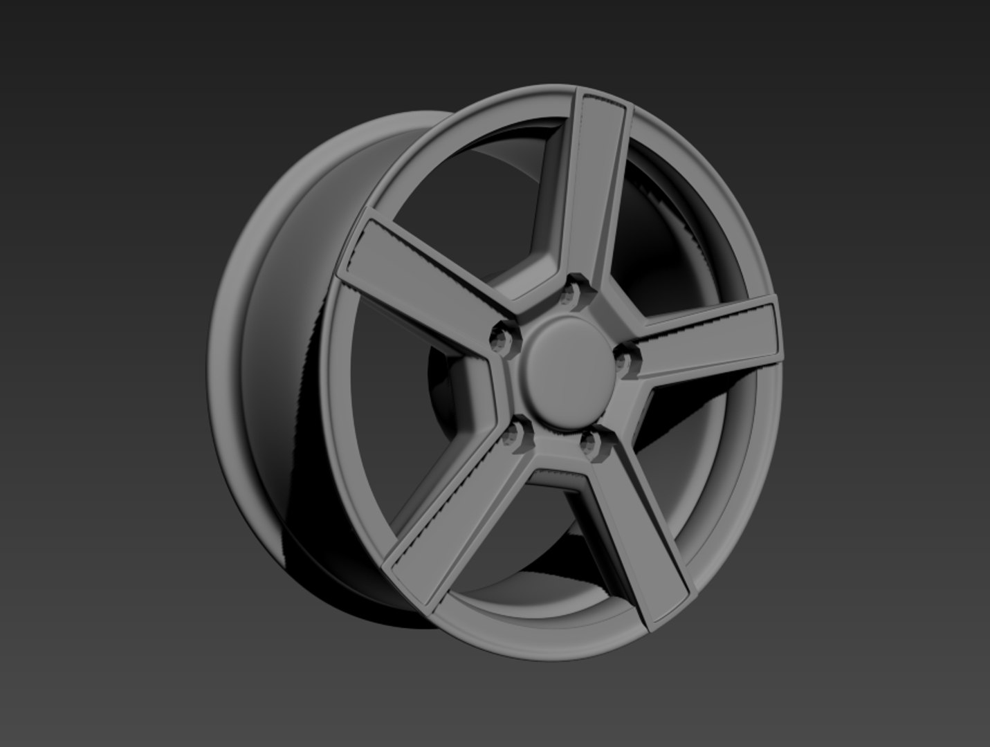 3D Wheel Rim - TurboSquid 1335172