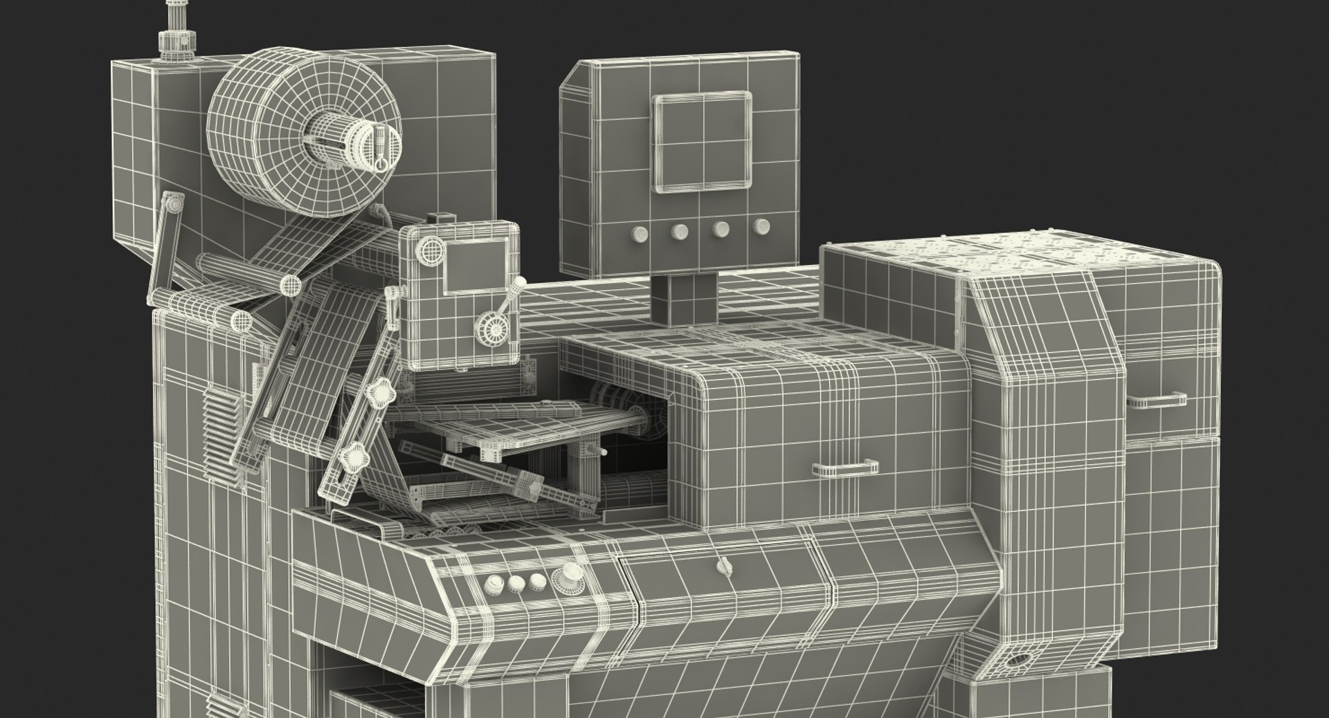Packing machine model - TurboSquid 1350938