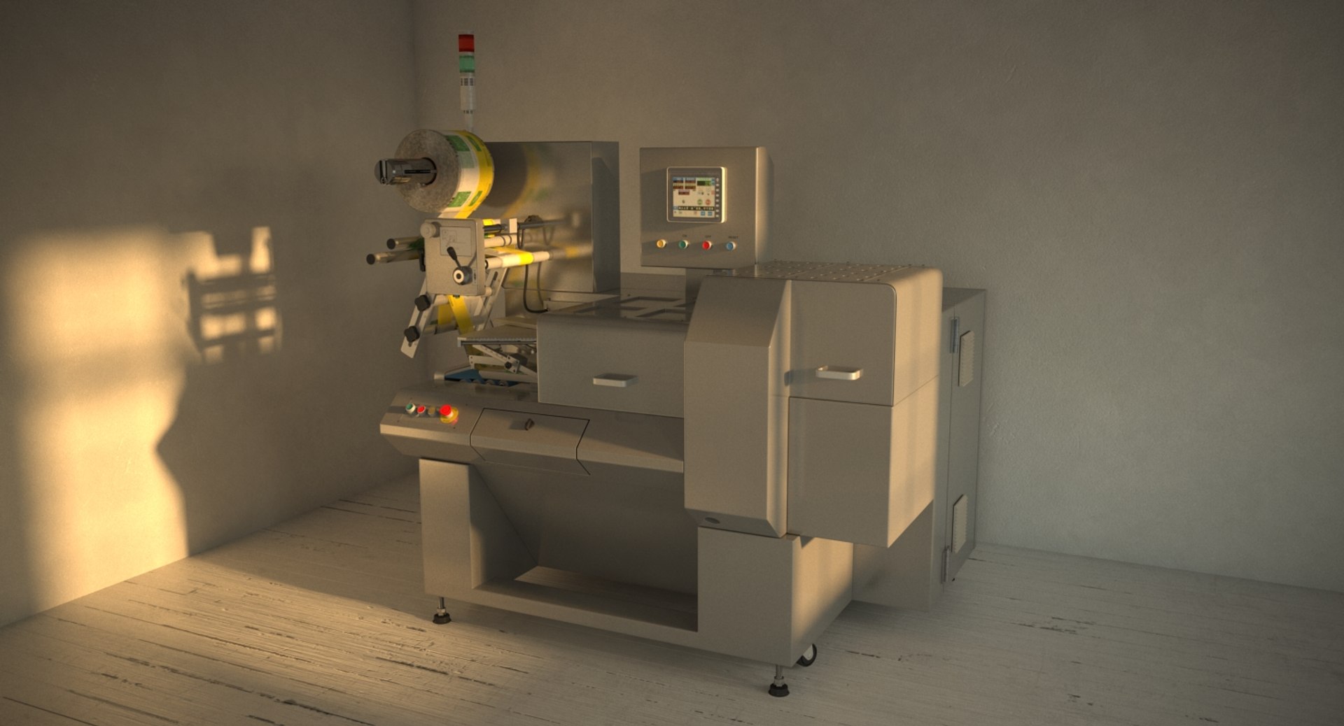 Packing Machine Model - TurboSquid 1350938