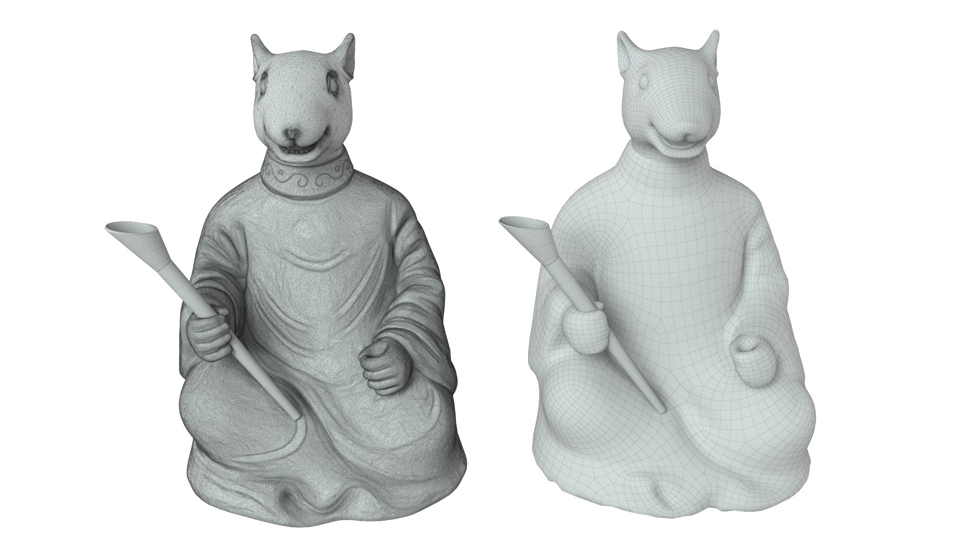 3D Zodiac Mouse - TurboSquid 1993874