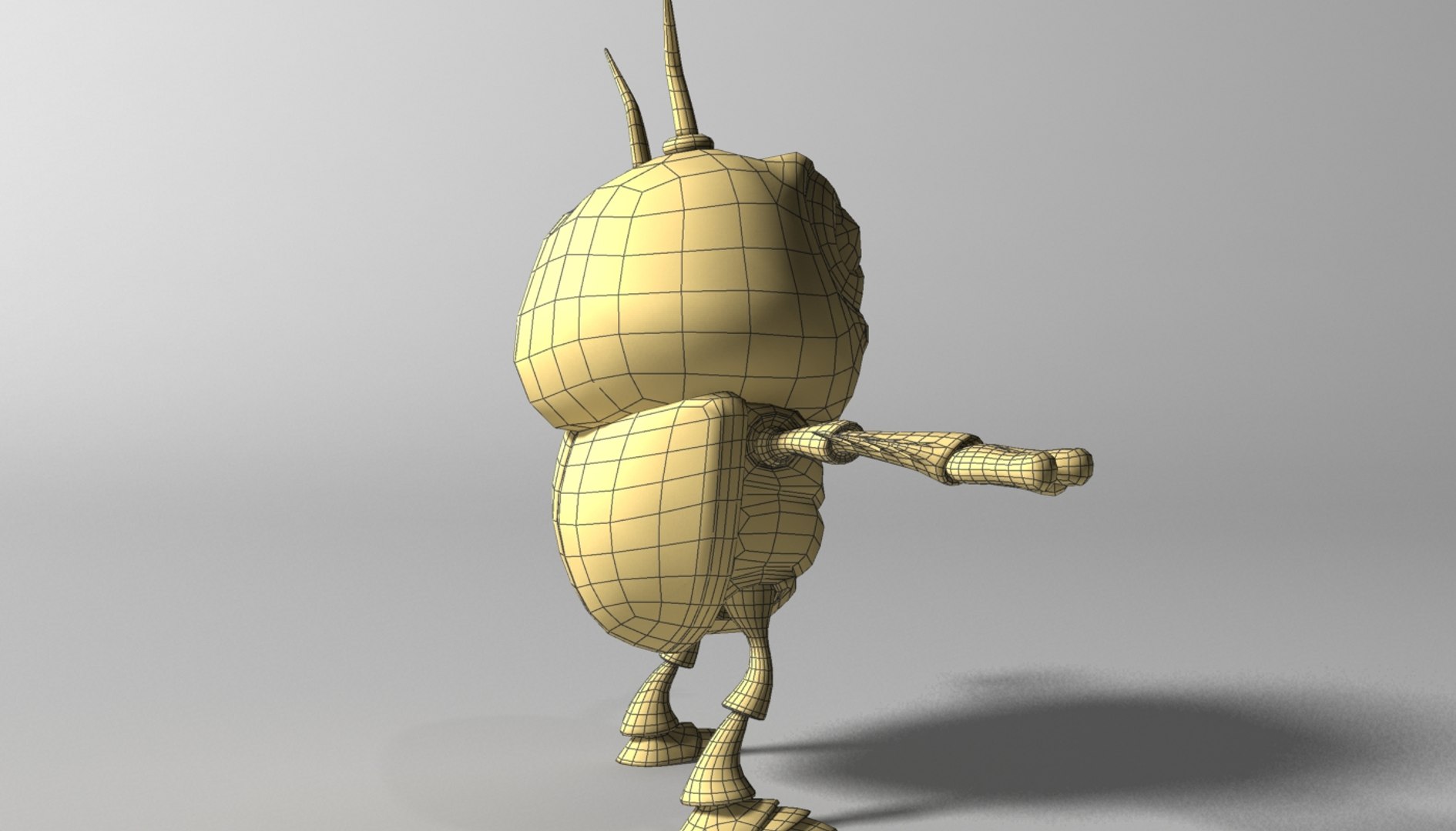 3D Cartoon Bug Rigged Model - TurboSquid 1394874