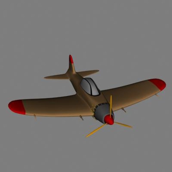 3ds max fighter plane