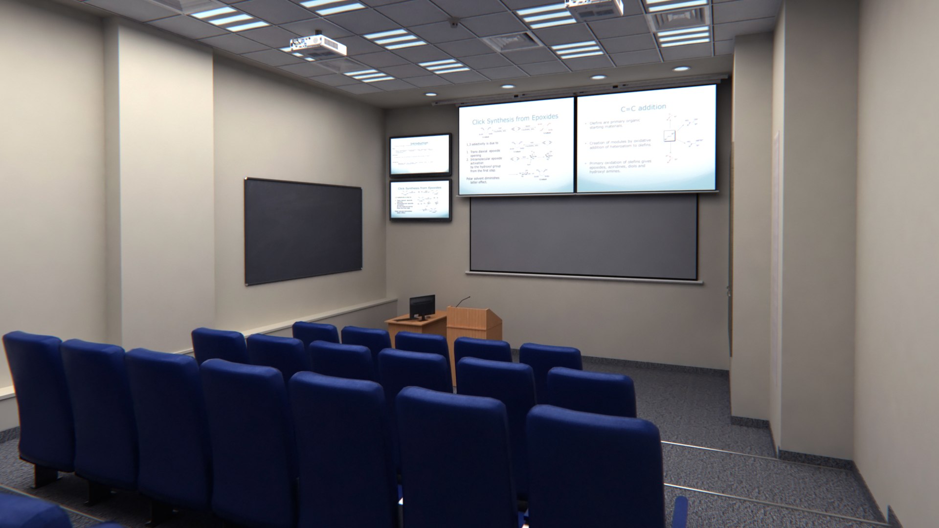 3d Presentation Room Auditorium