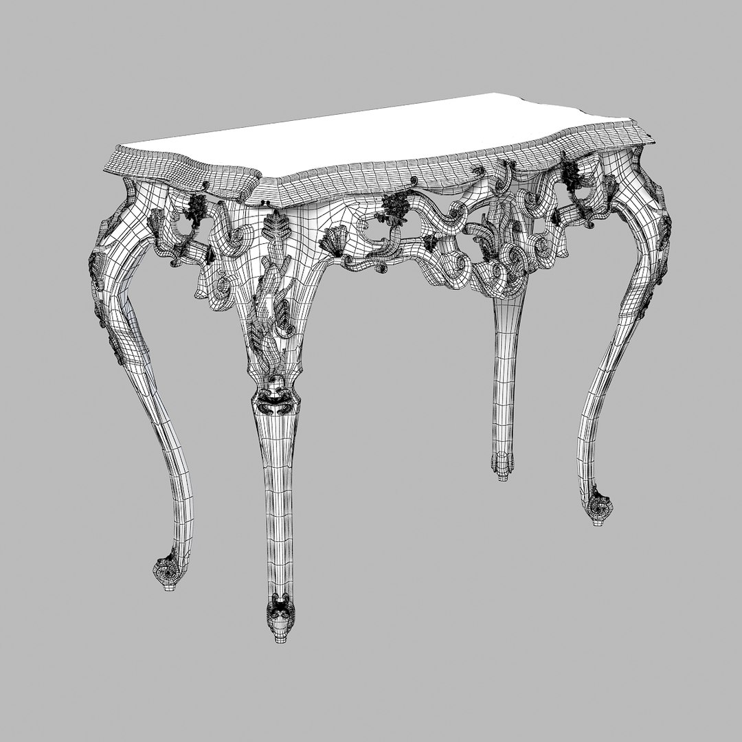 Chelini Console 3d Model