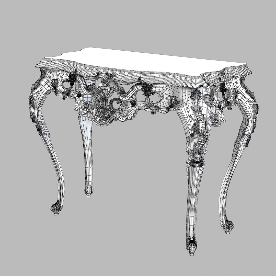 Chelini Console 3d Model