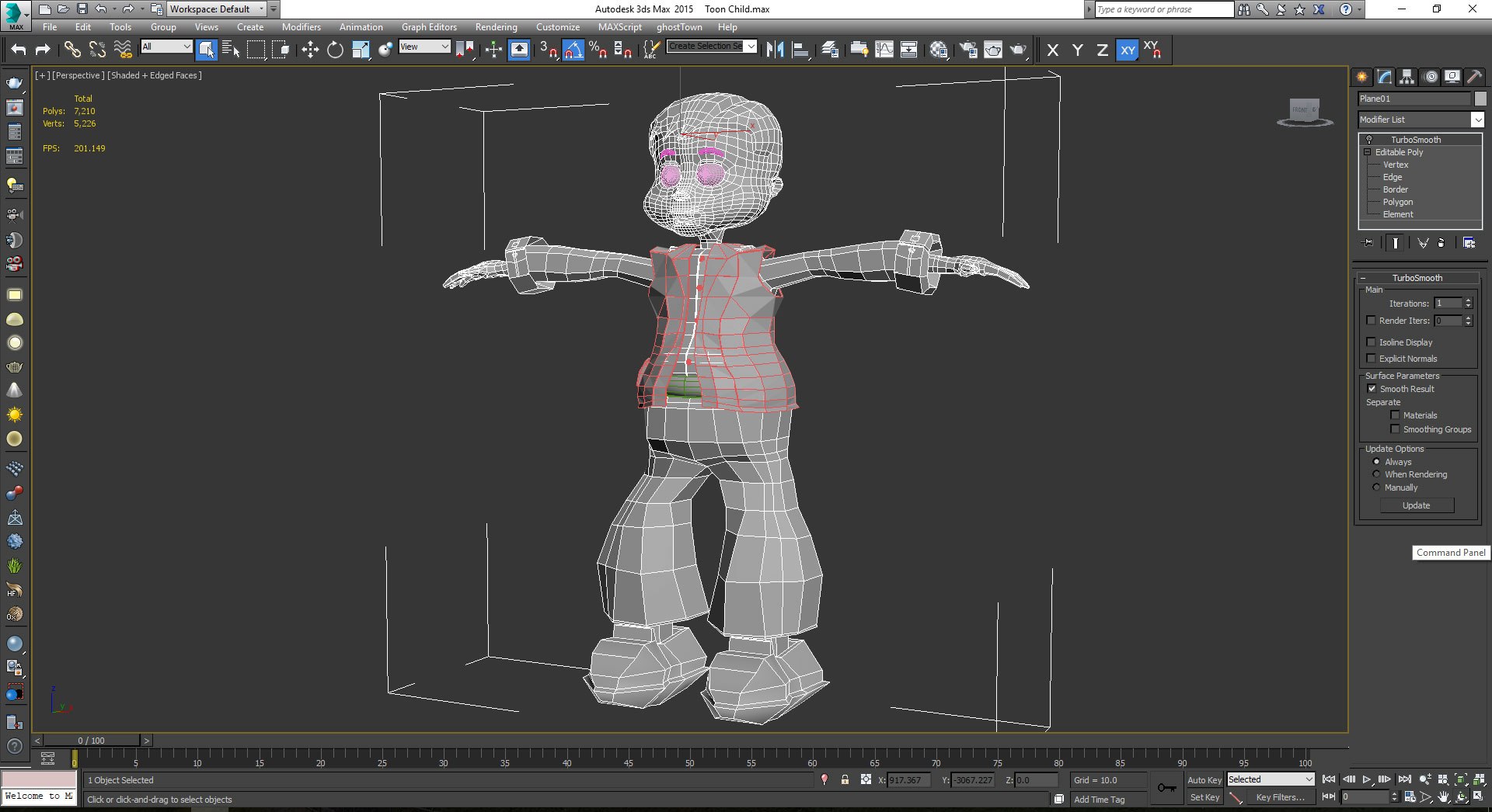 3D Low-poly Toon Kid Model - TurboSquid 1398562