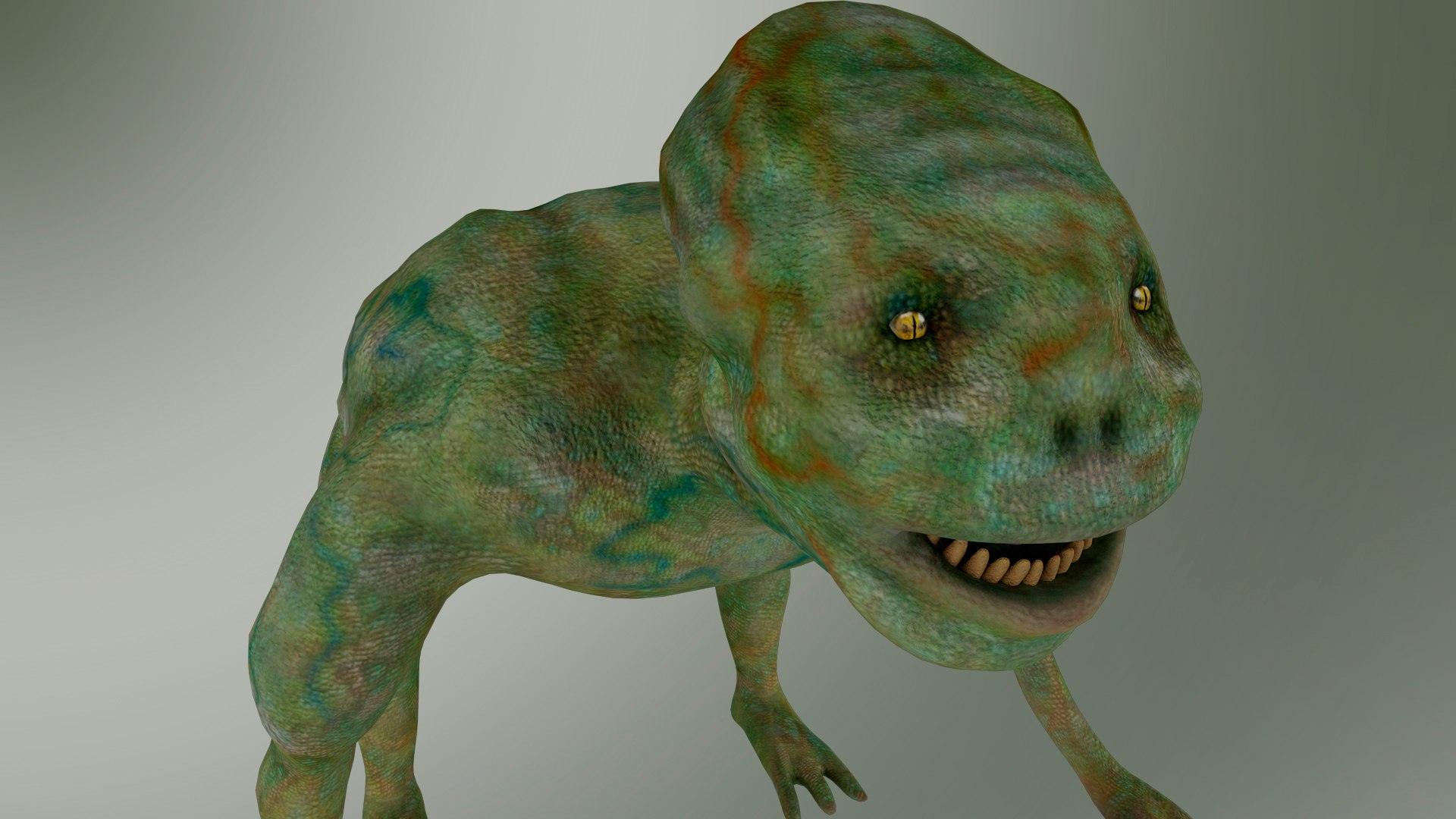3D Reptile Toothy - TurboSquid 1227087