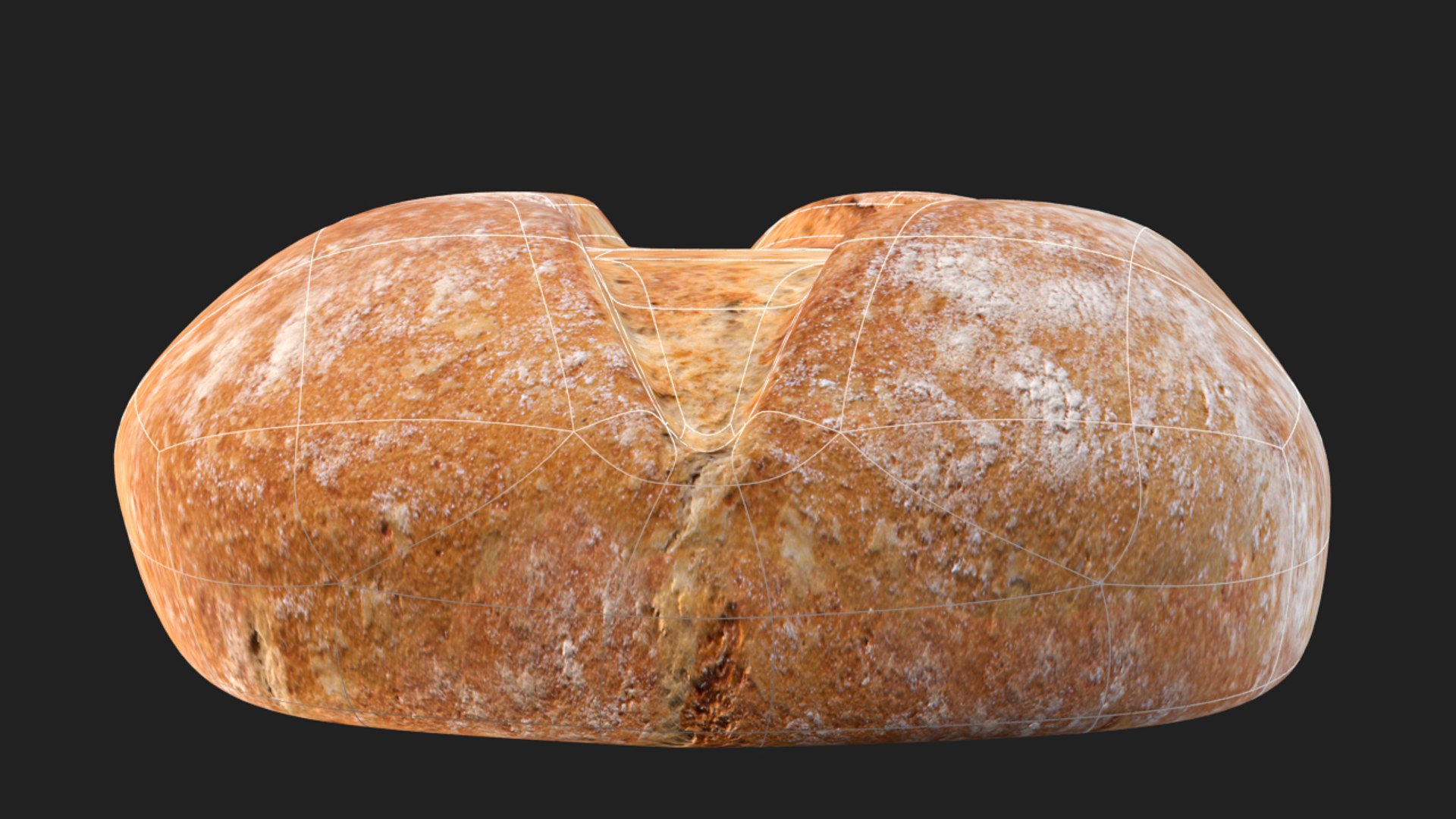 Piece Bread 3d Max