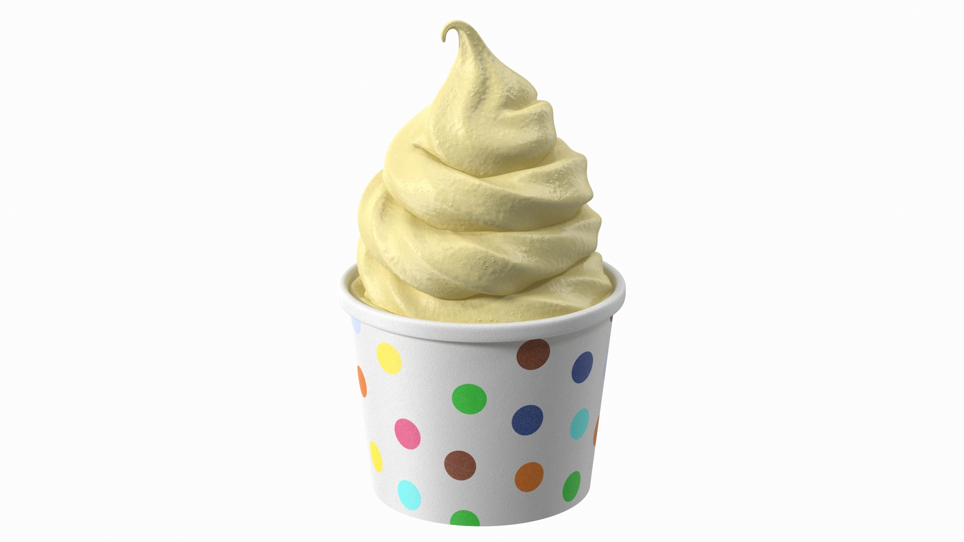 Vanilla Ice Cream Cup 3D Model - TurboSquid 1881118