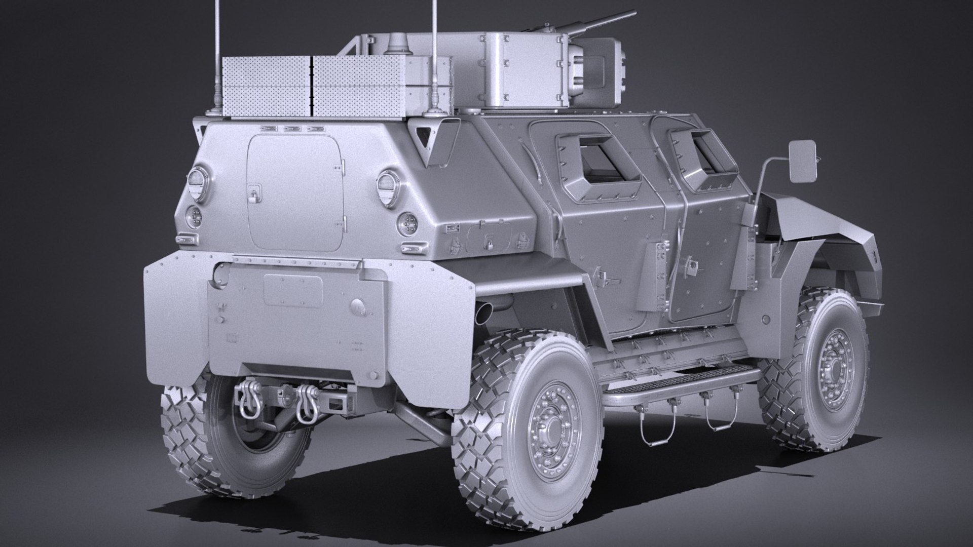 3d Model Jltv Tactical Army