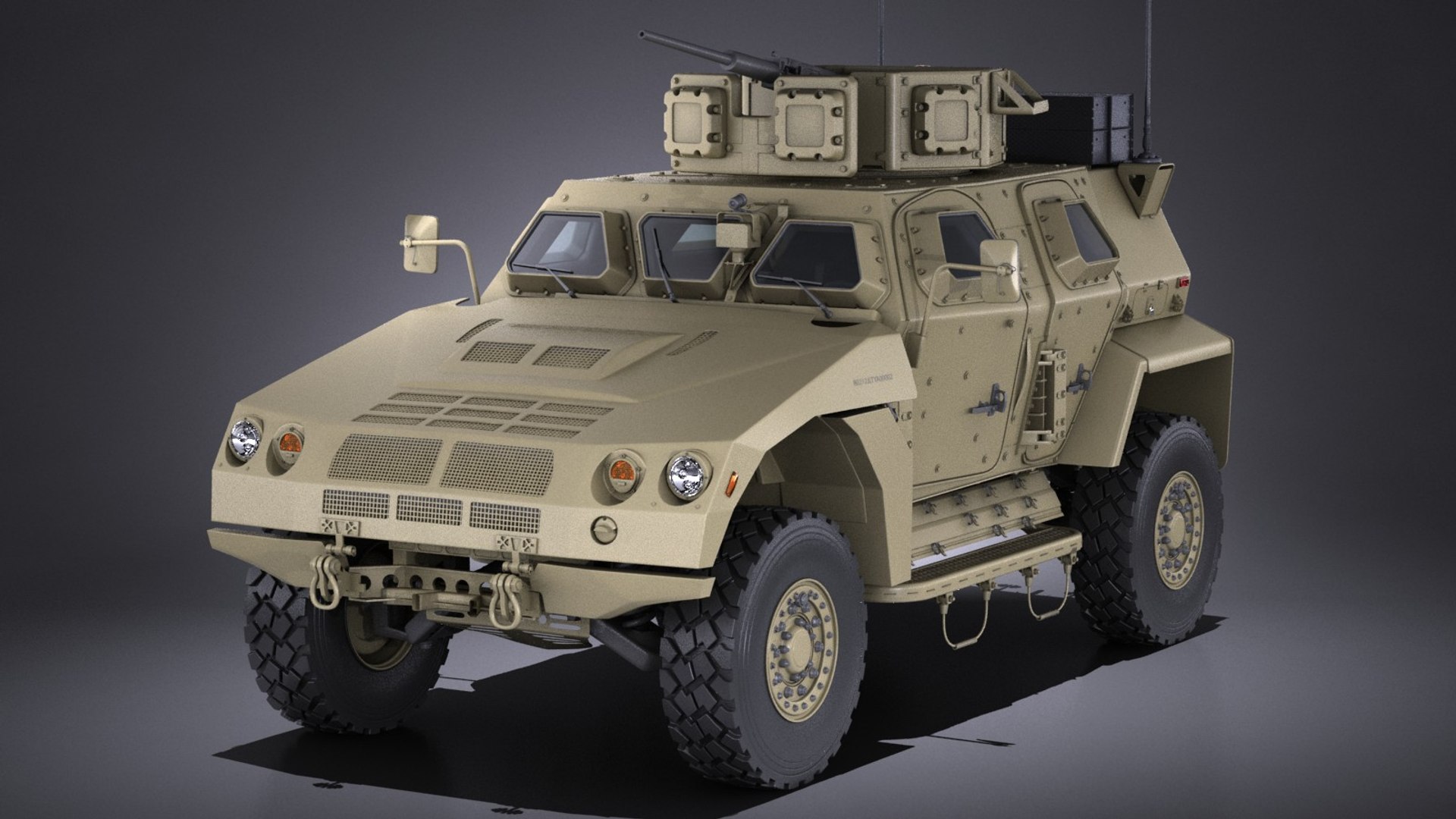 3d Model Jltv Tactical Army