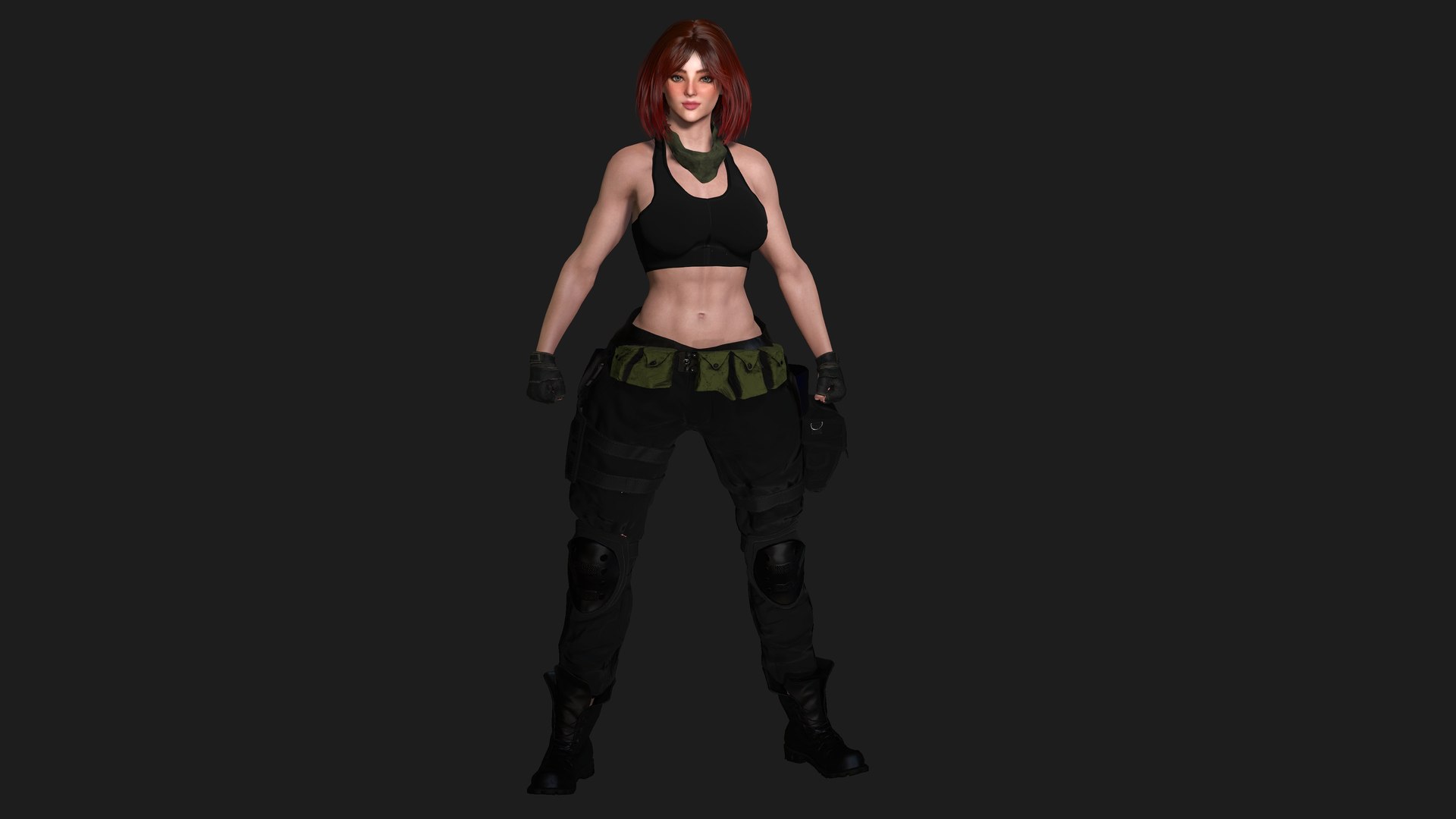 AAA 3D REALISTIC FEMALE CHARACTER - GUN SHOOTER MILITARY GTA 3D ...