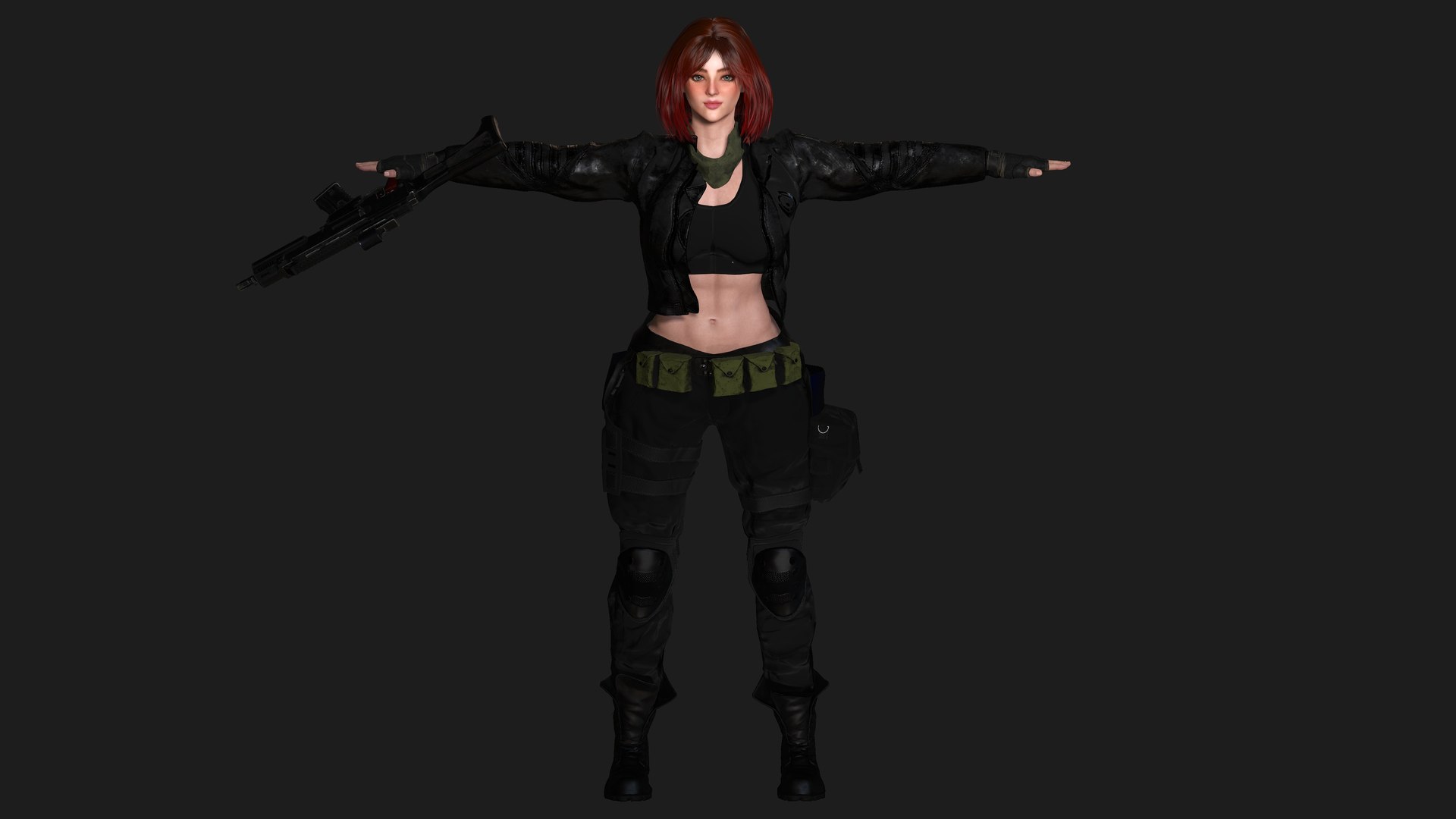 AAA 3D REALISTIC FEMALE CHARACTER - GUN SHOOTER MILITARY GTA 3D ...