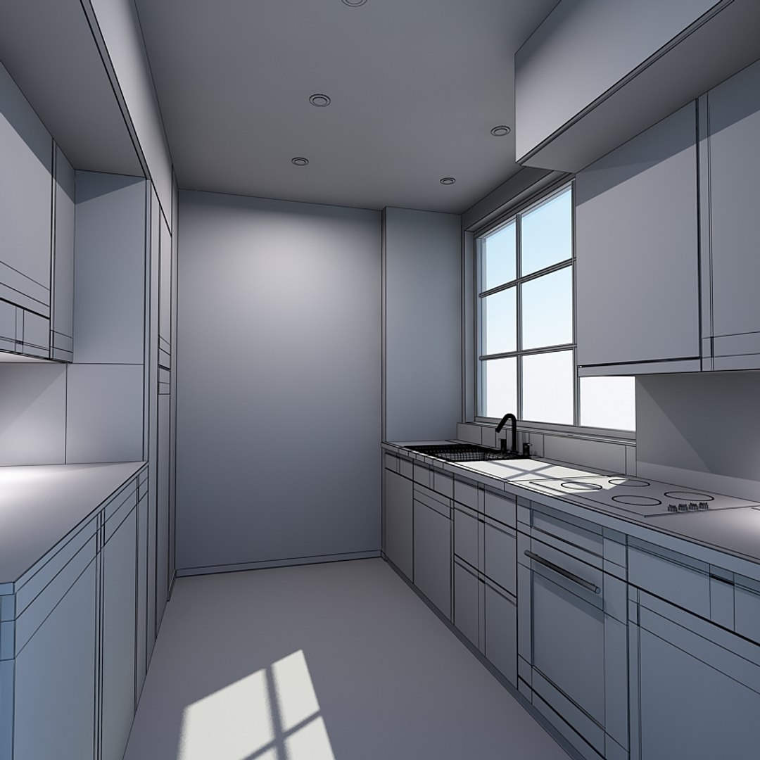 3d Kitchen Model