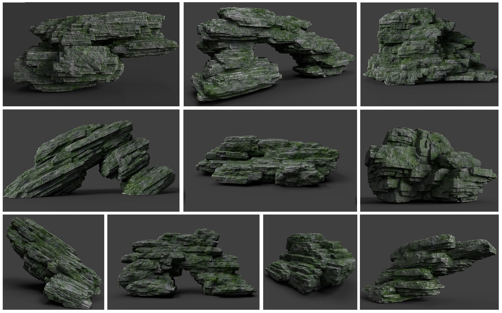 Rocks Height Games Model - TurboSquid 1659413