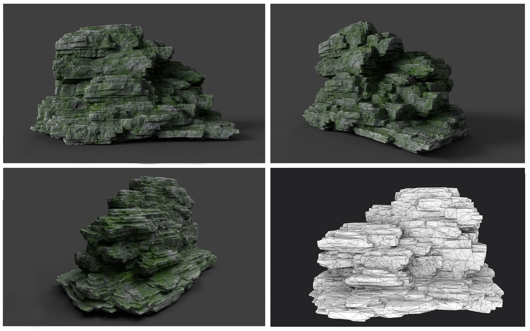 Rocks Height Games Model - TurboSquid 1659413