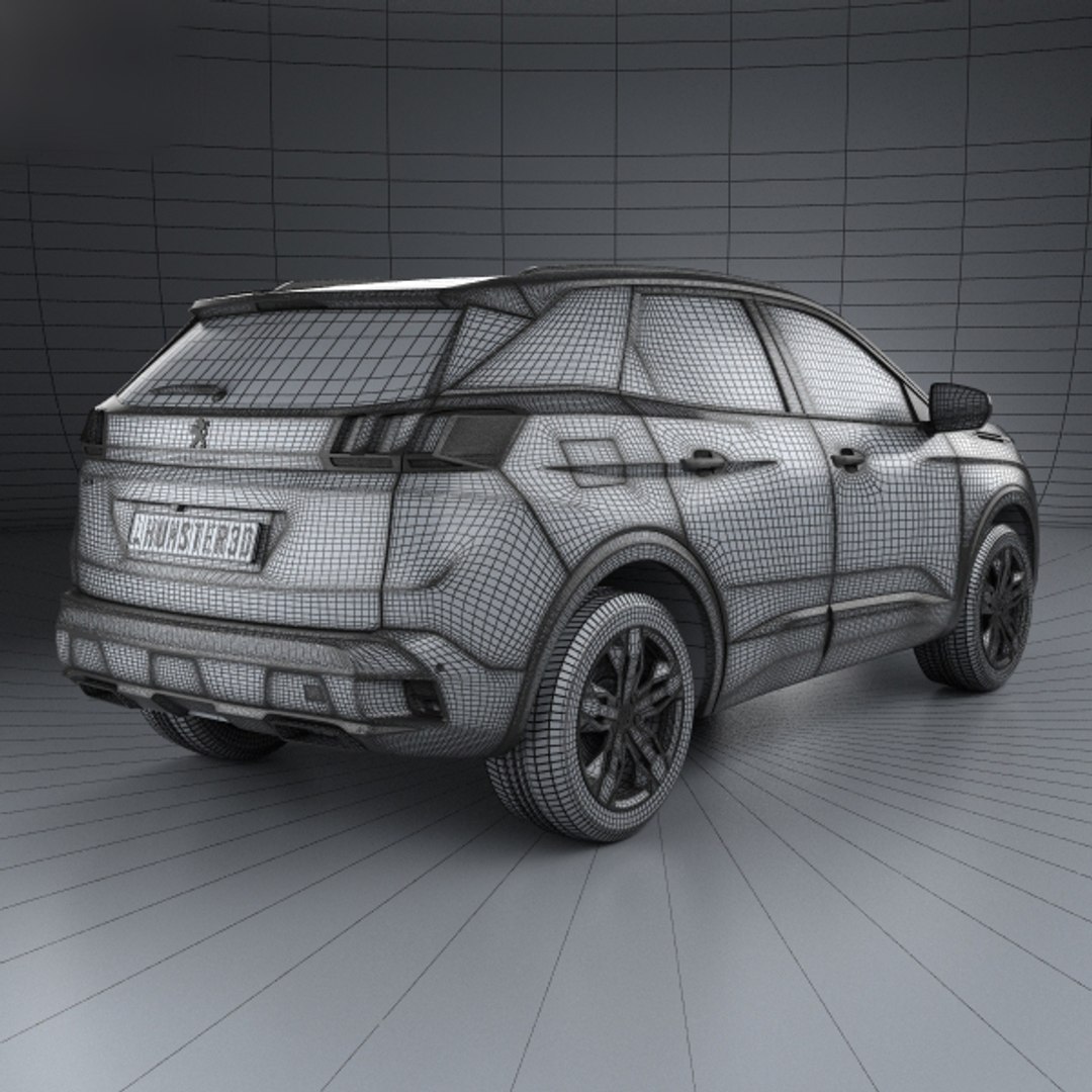 Peugeot 3008 2016 3D Model - TurboSquid 1309795