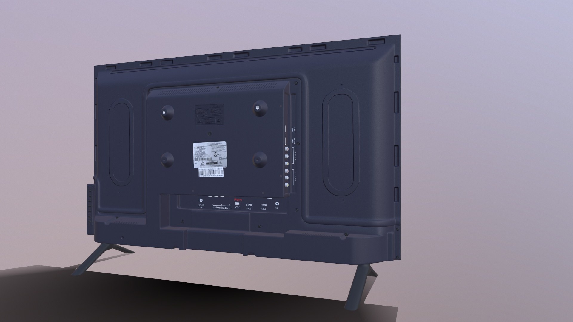 PLASMA Display 3D Model - TurboSquid 2237915